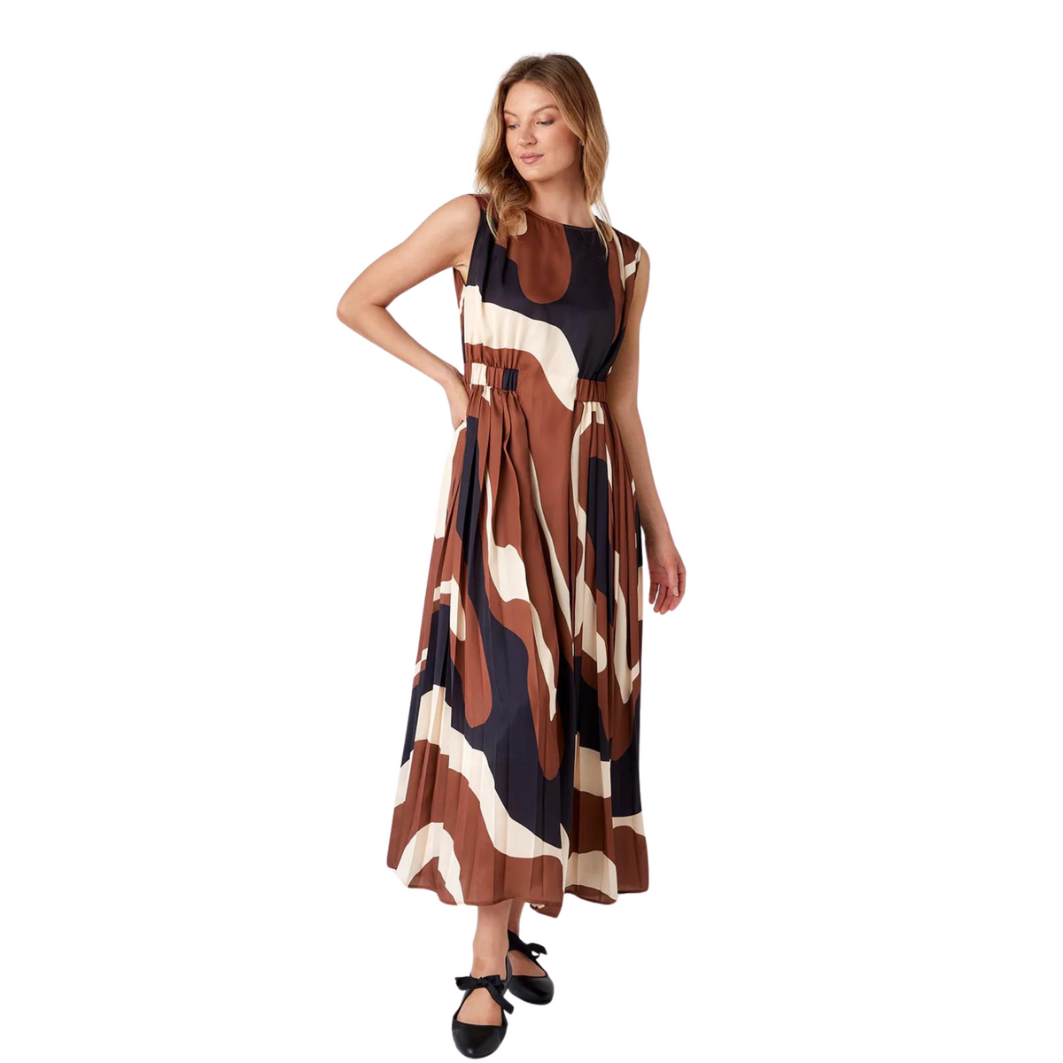 Brantley Dress in Topography – Fairley Fancy